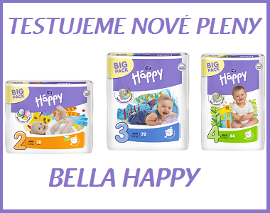 Testujeme nové pleny Bella Happy | Babyonline.cz